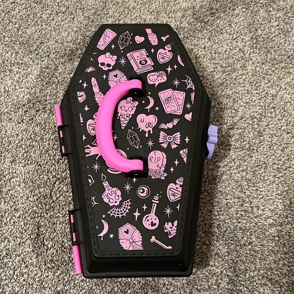 Mattel | Toys | Monster High Coffin Carrying Case | Poshmark